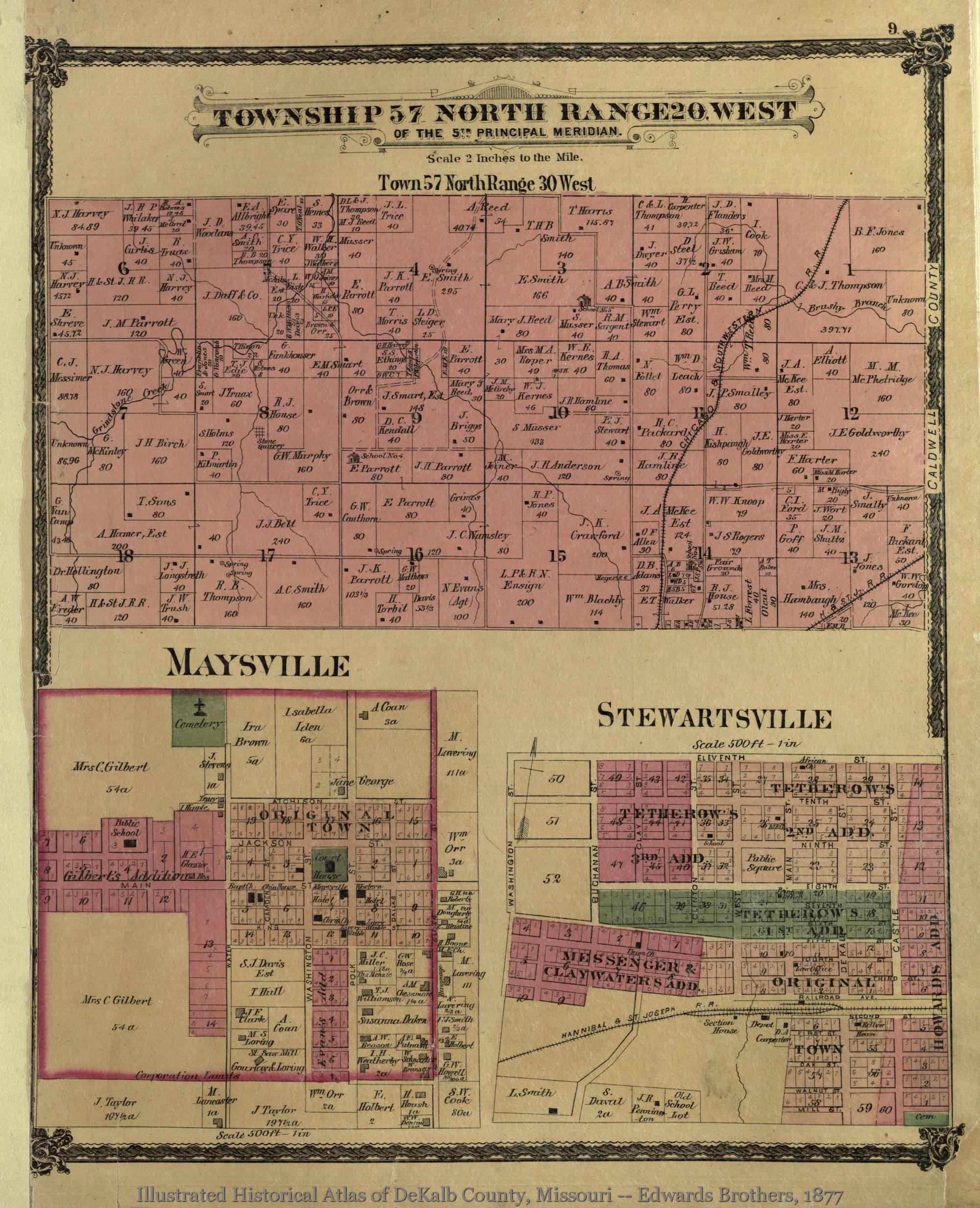 Dekalb County Missouri Plat Map at Eunice King blog
